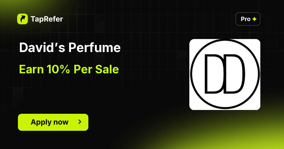 David’s Perfume Affiliate Program - 10% Per Sale - TapRefer