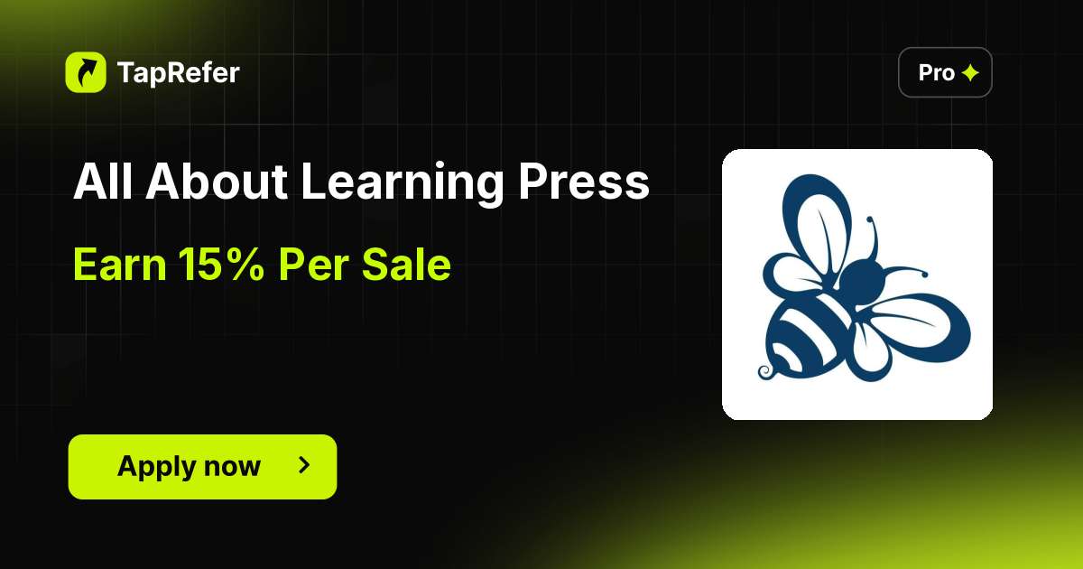 All About Learning Press Affiliate Program - 15% Per Sale - TapRefer